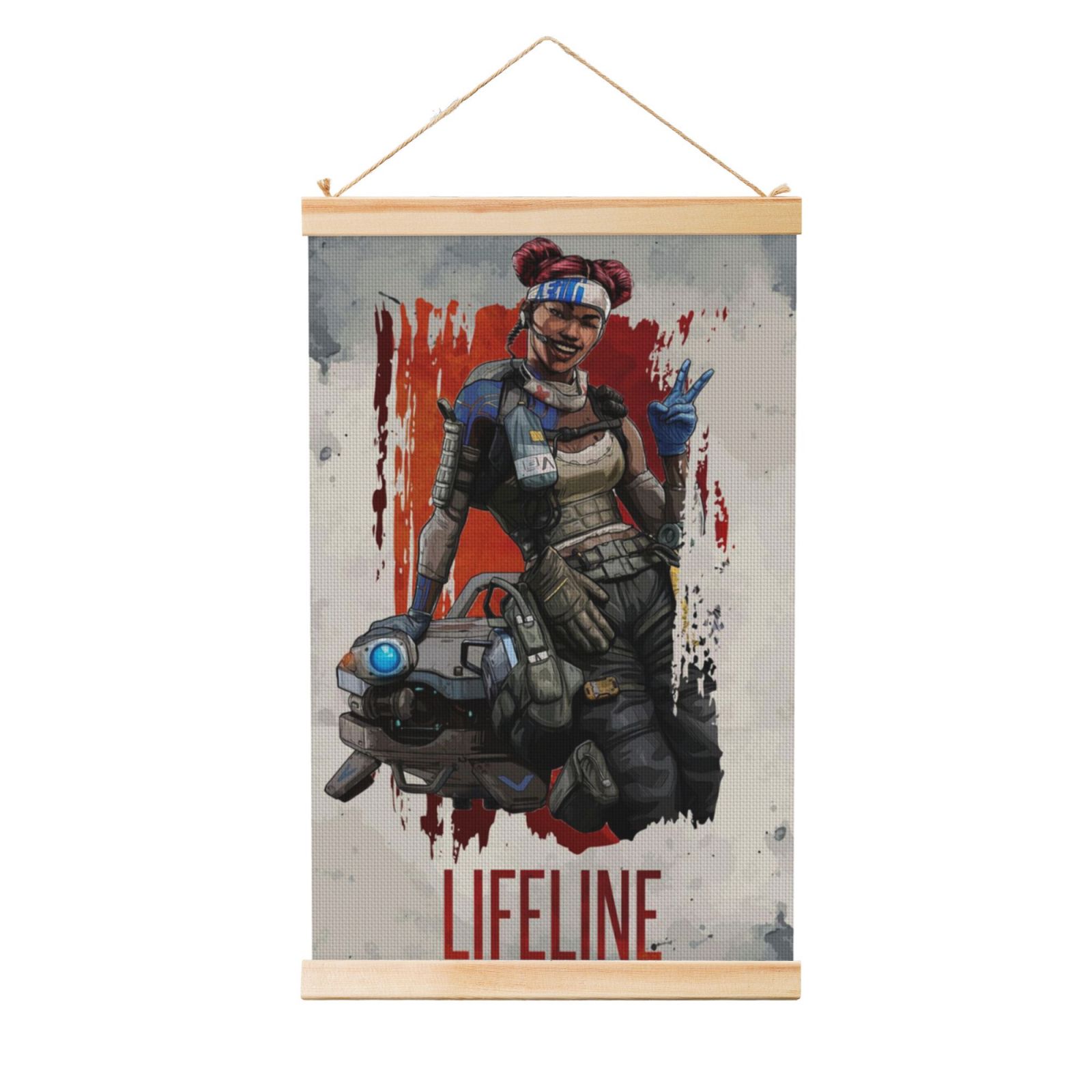 Apex Legends Wooden Shaft Hanging Poster Home Decor Poster Wall Art ...