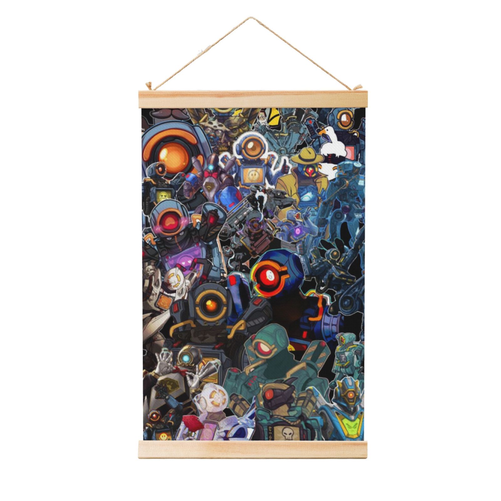 Apex Legends Wooden Shaft Hanging Poster Home Decor Poster Wall Art ...