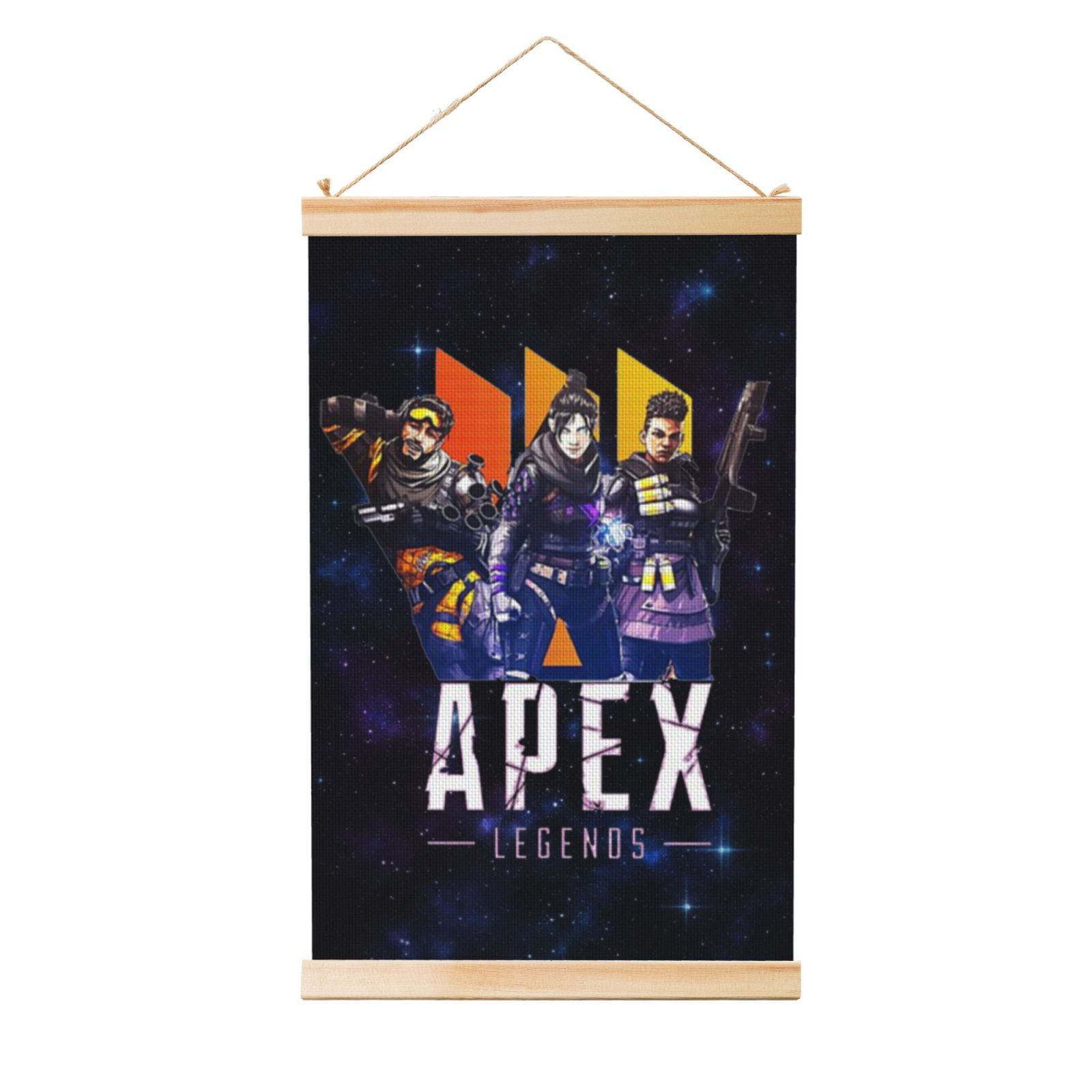 Apex Legends Wooden Shaft Hanging Poster Home Decor Poster Wall Art ...