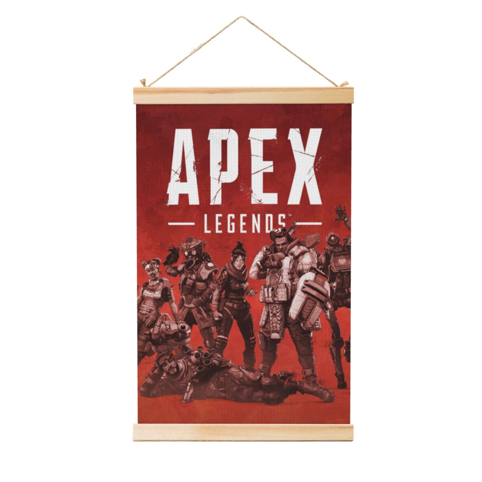 Apex Legends Wooden Shaft Hanging Poster Home Decor Poster Wall Art ...