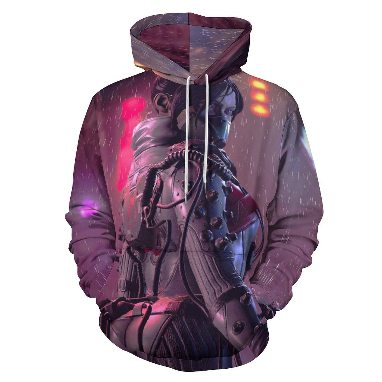 Apex Legends Wraith Adult Hoodie Sweater Jacket Hooded Sweatshirt ...