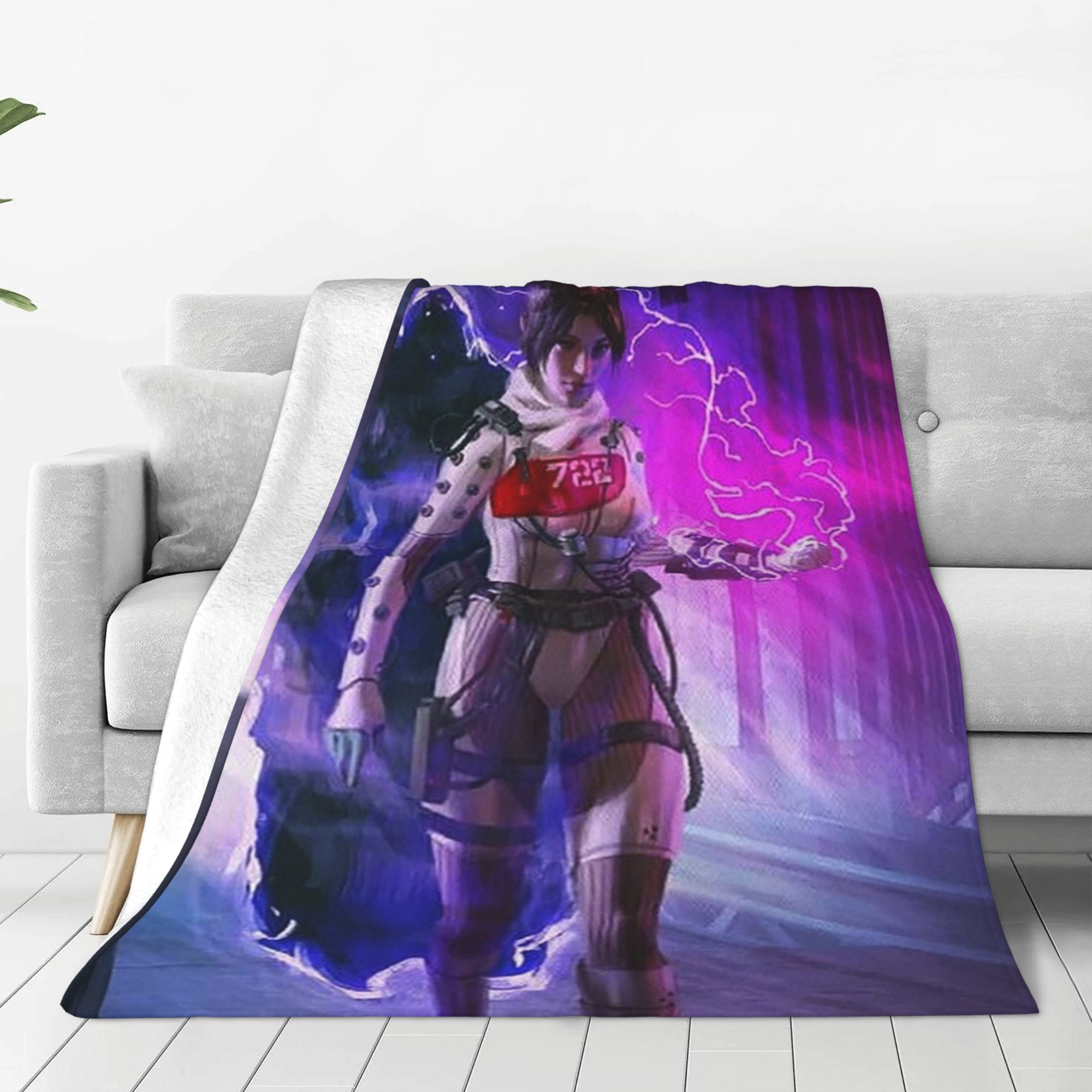 Apex Legends Wraith Micro Fleece Blanket Throw Lightweight Soft Flannel ...