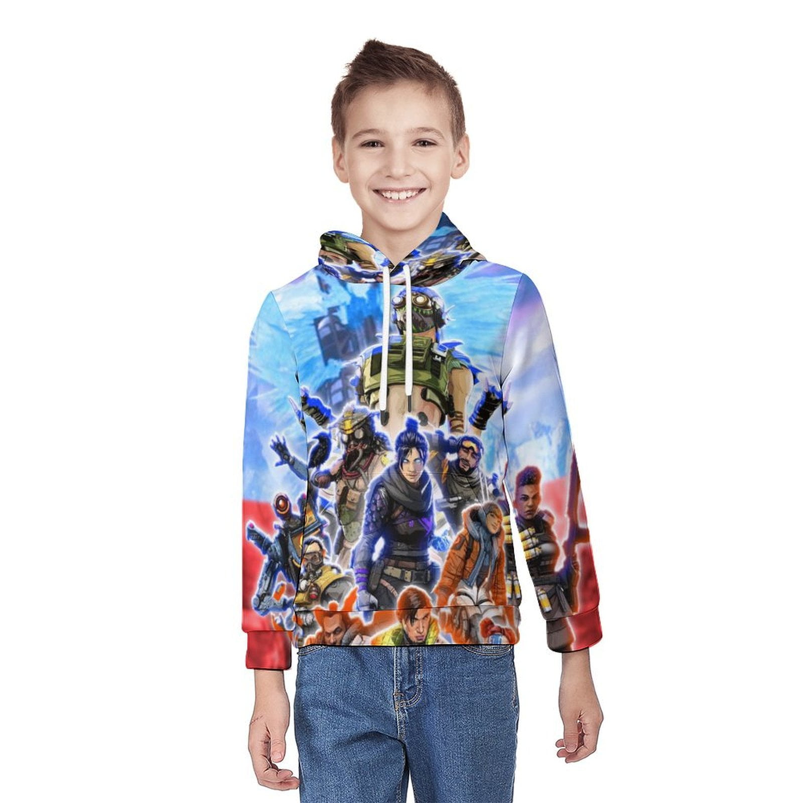Apex Legends Youth Hoodies Boys Girls 3D Printed Sweatshirt Fall Winter ...