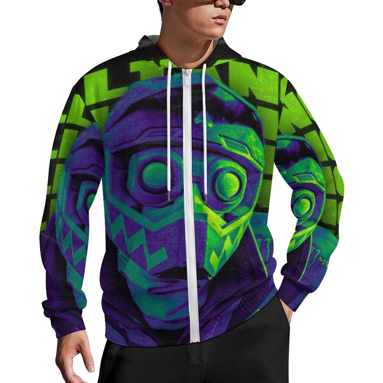 Apex Legends Zip Up Hoodies Unisex Realistic 3D Print Sweatshirt Long ...