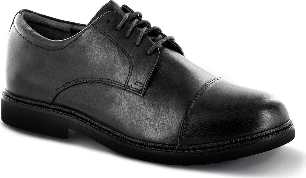 Apex Men's Lexington Cap Toe Oxford Sneaker Black Size 8 - Walmart.com
