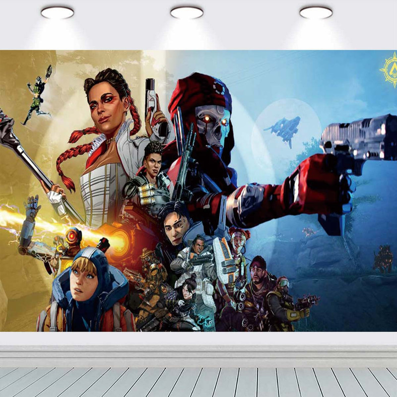 Apex Party Supplies Backdrop Banner Poster Birthday Decorations ...