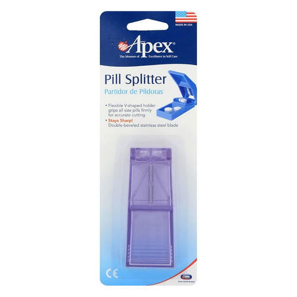 Apex Pill Splitter, Model No: 70028 - 1 Ea - Walmart.com