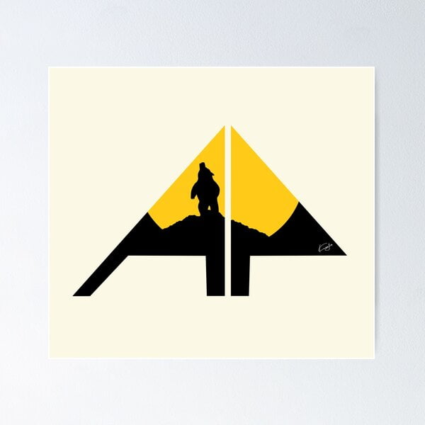 Apex Predator - Bear It All Poster Wall Art, Modern Wall Decor For ...