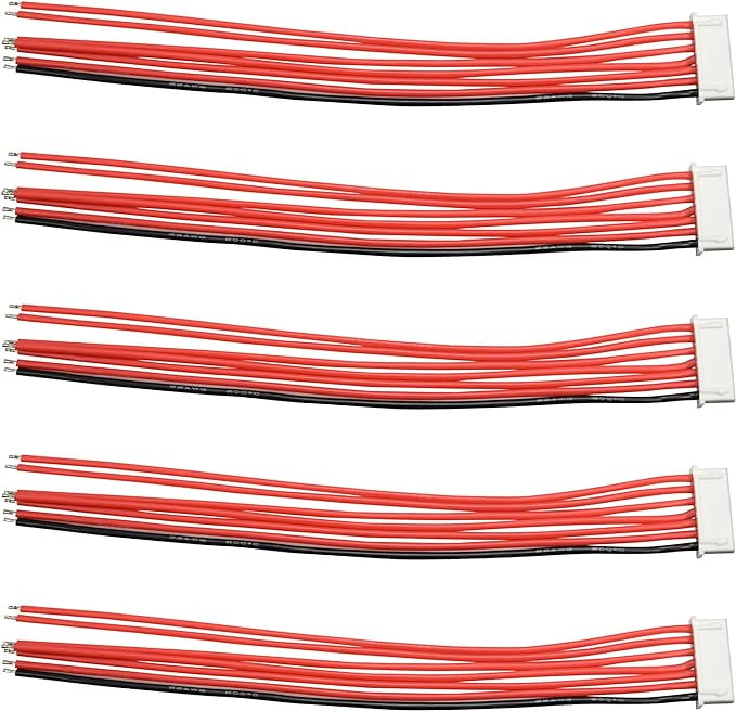 Apex RC Products JST-XH 6S Balance Plug W/ 6" / 150mm Wire Lead - 5 ...