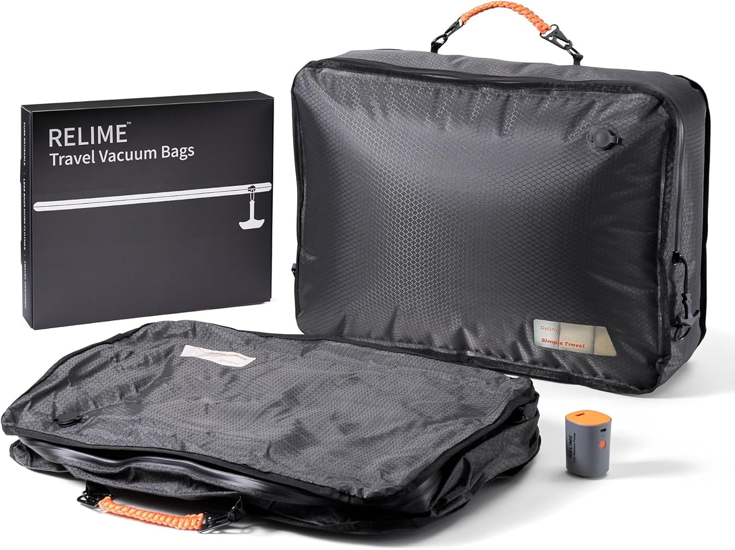 Apex Series Vacuum Bags for Travel Luggage with Wireless Pump, 180 ...