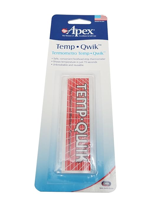 Apex Temp-Quik Forehead Strip Thermometer - Walmart.com