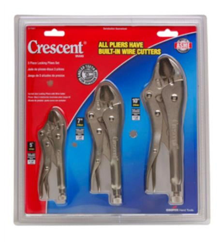 Apex Tool Group CLP3SET 3 Pc Locking Plier Set - Walmart.com