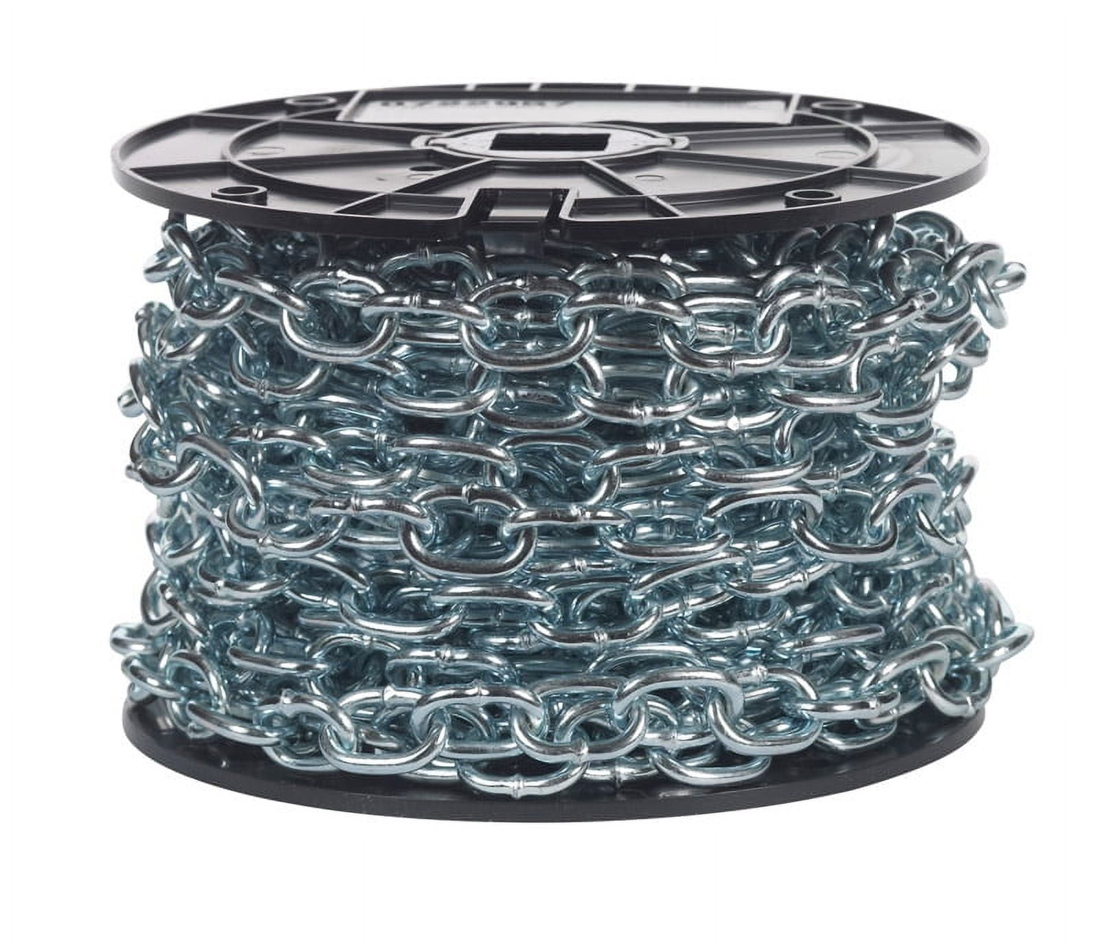 Campbell No. 2/0 Passing Link Carbon Steel Chain 3/16 in. D X 50 ft. L ...