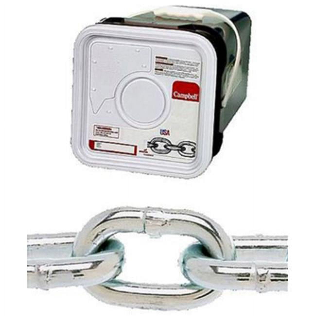 Apex Tools 0.25 in. Grade 30 Proof Coil Chain, Zinc Plated - 100 Per ...