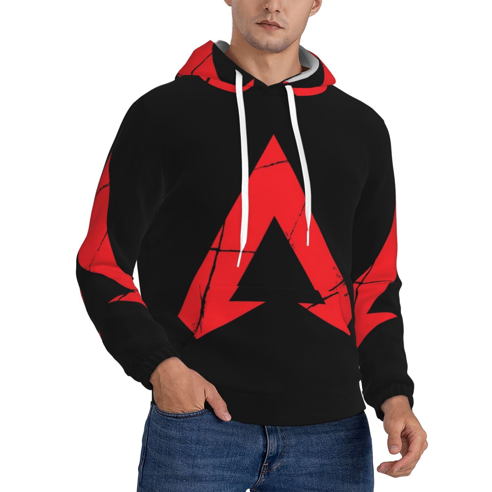 Apex Unisex Hoodie Novelty 3D Print Graphic Hooded Sweatshirt Fleece ...