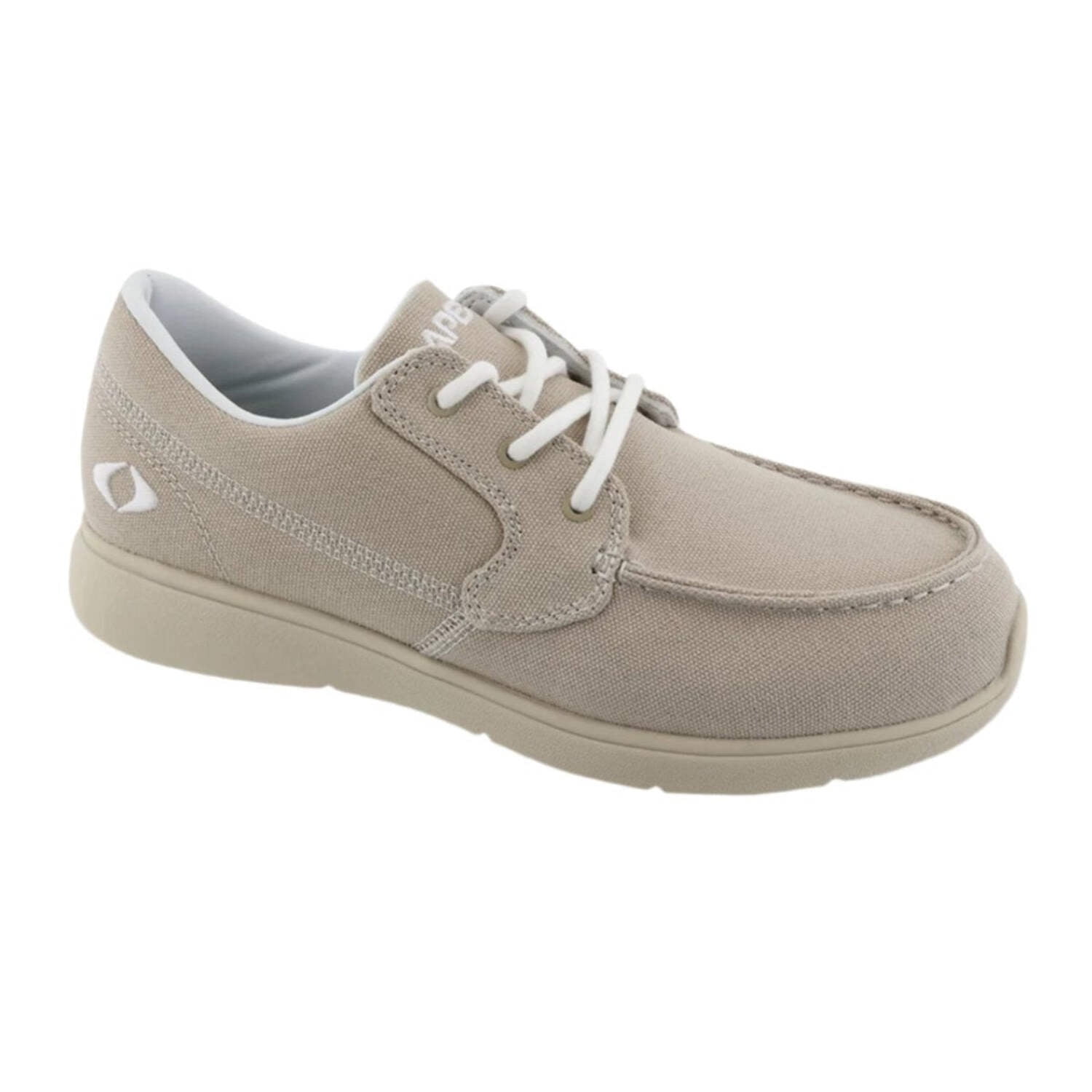 Apex X2220W Women's Moc Toe Lace Canvas In Tan - Walmart.com