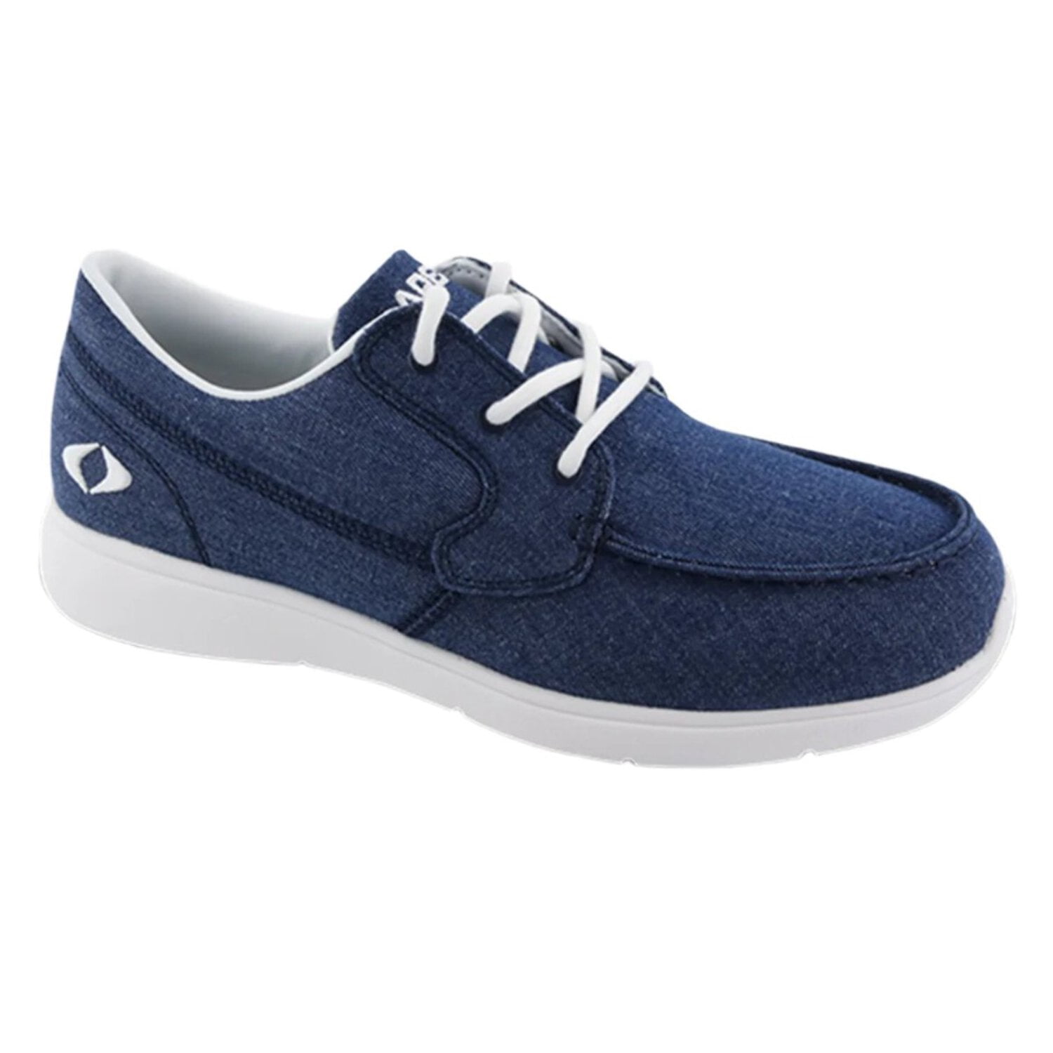 Apex X2240W Women's Moc Toe Lace Canvas In Navy - Walmart.com
