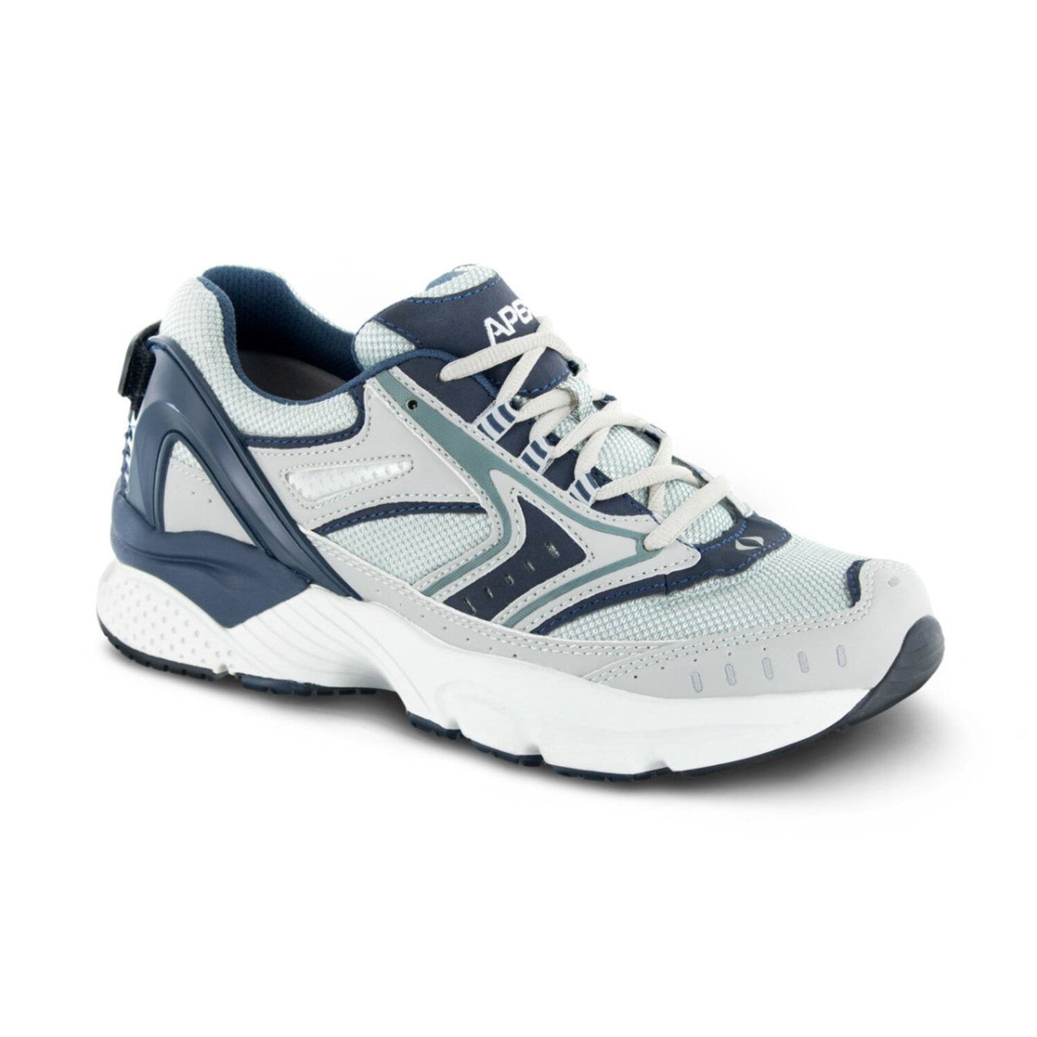 Apex X532m Rhino Runner Men's Active Shoe In Silver/blue - Walmart.com