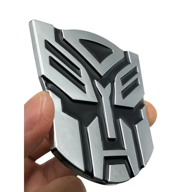 ApexComm 3D Transformers Autobots Optimus Prime Gloss Silver Metal ...