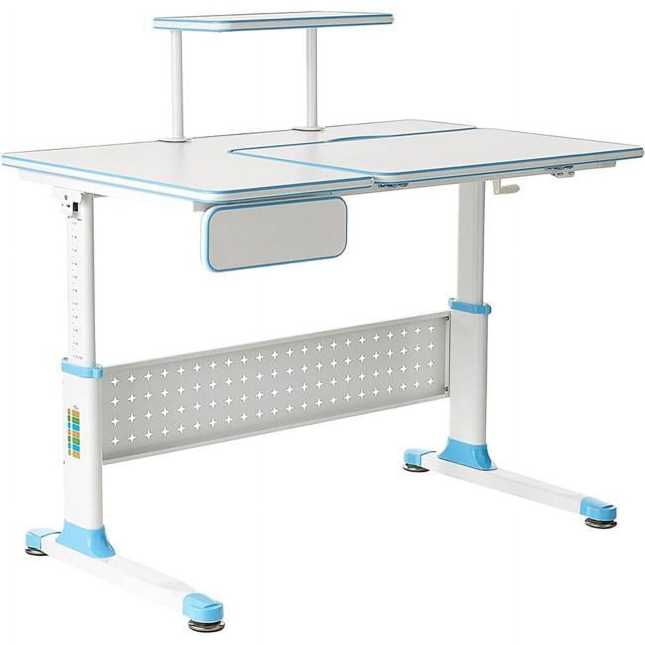 ApexDesk Little Soleil DX Kids Student Work Desk, 43" W, Height ...