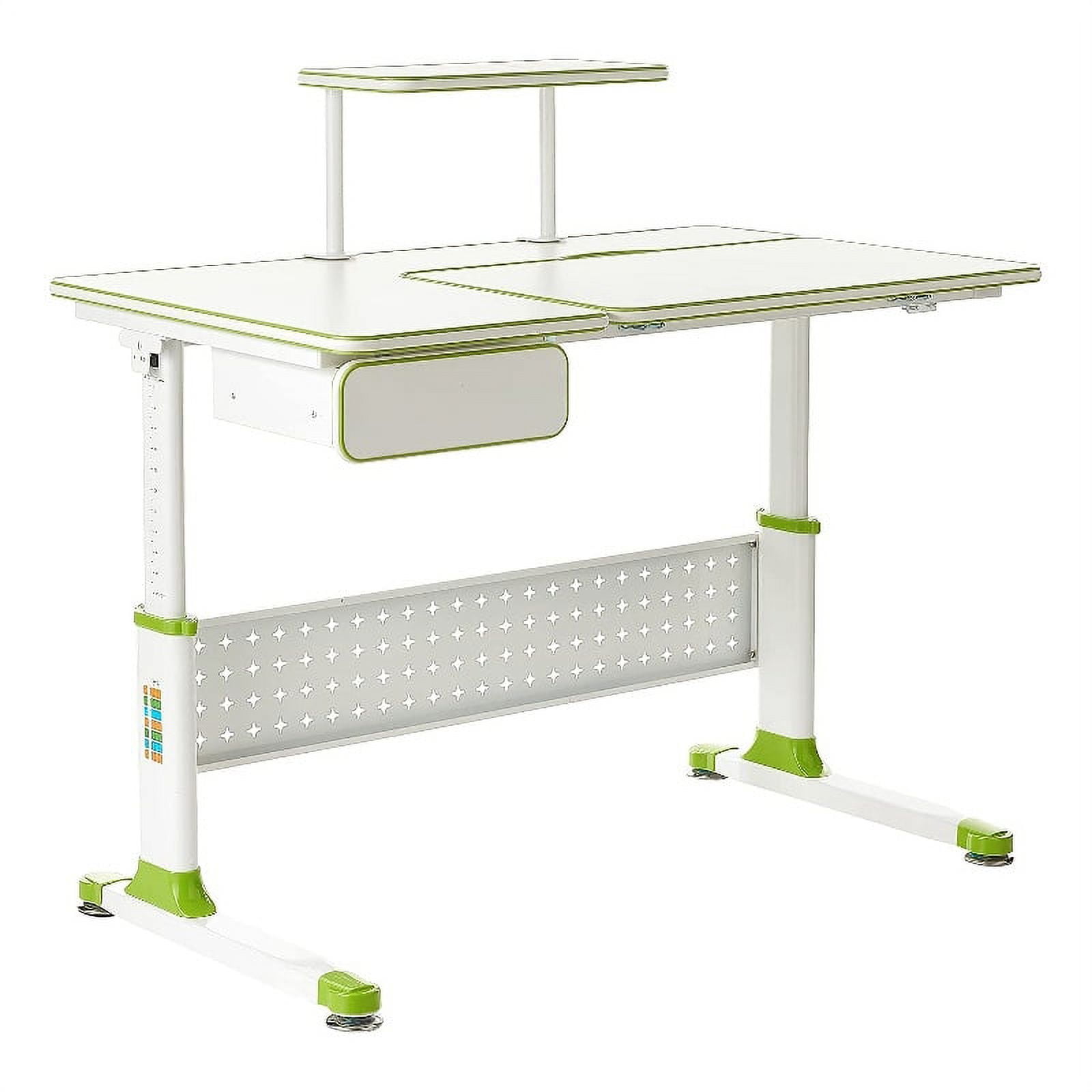 ApexDesk Little Soleil DX 43 W Children's Height Adjustable Study Desk ...