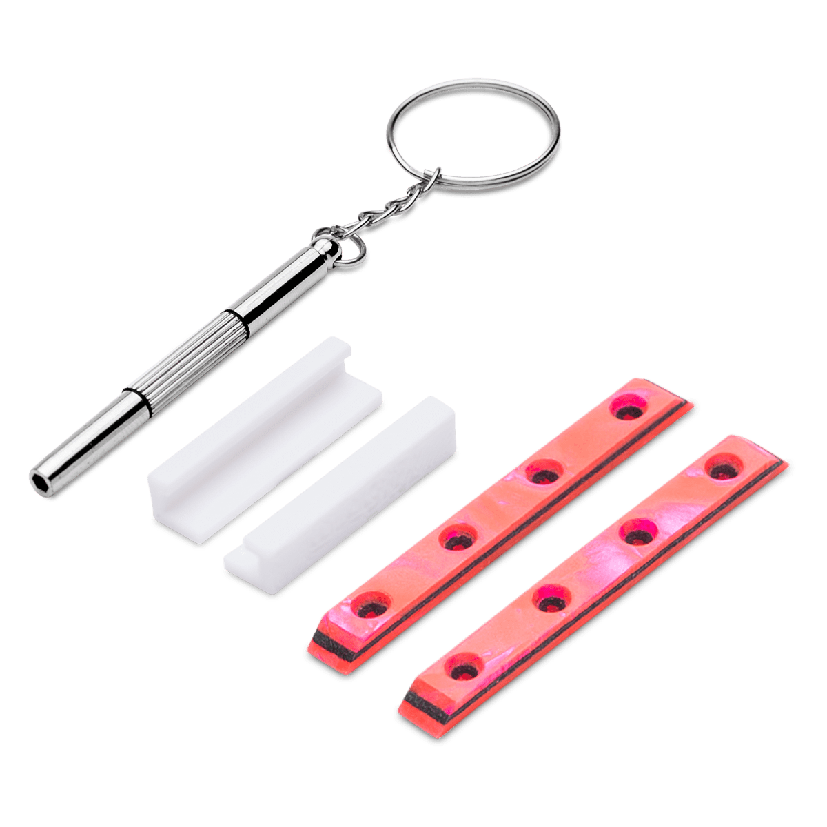ApexFBS Fingerboard Slick Rails Pink and Black - Walmart.com