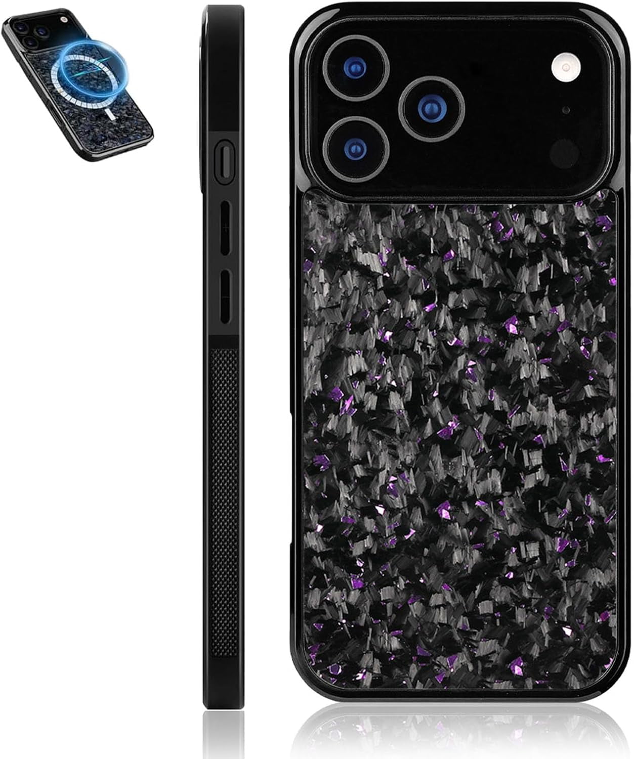 Apexcarbon Forged Carbon Fiber Phone Case for iPhone 17 Pro Max, All ...