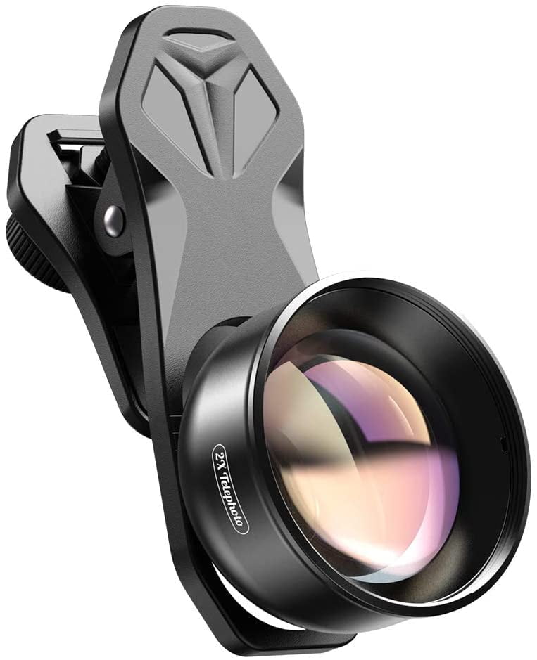 Apexel 2x Telephoto Lens for Dual Lens/ Single Lens iPhone,Pixel ...