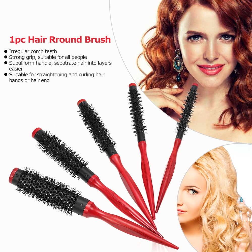 Apexeon 12mm Hair Round Brush Quiff Roller Comb , Salon Hairdressing ...