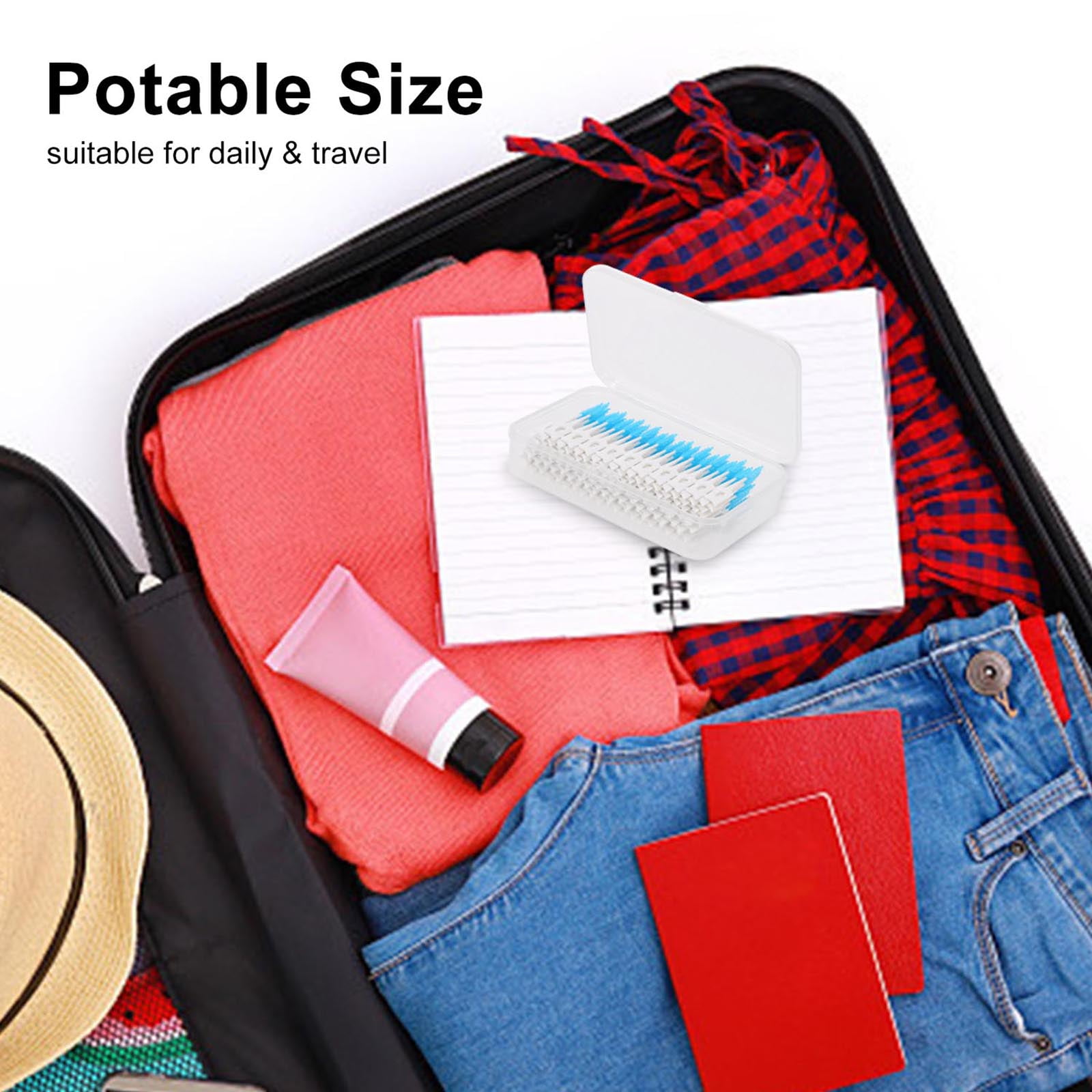 Apexeon 160pcs Double,ended Toothpick Soft Silicone Tooth Picks Floss ...