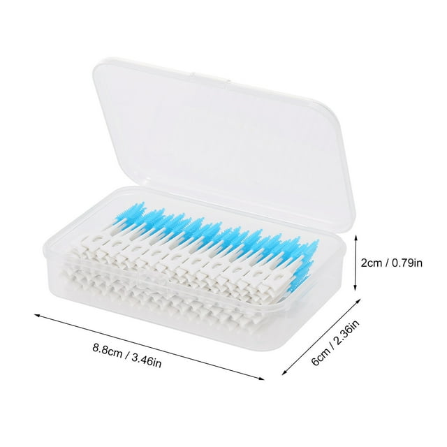 Apexeon 160pcs Double,ended Toothpick Soft Silicone Tooth Picks Floss ...