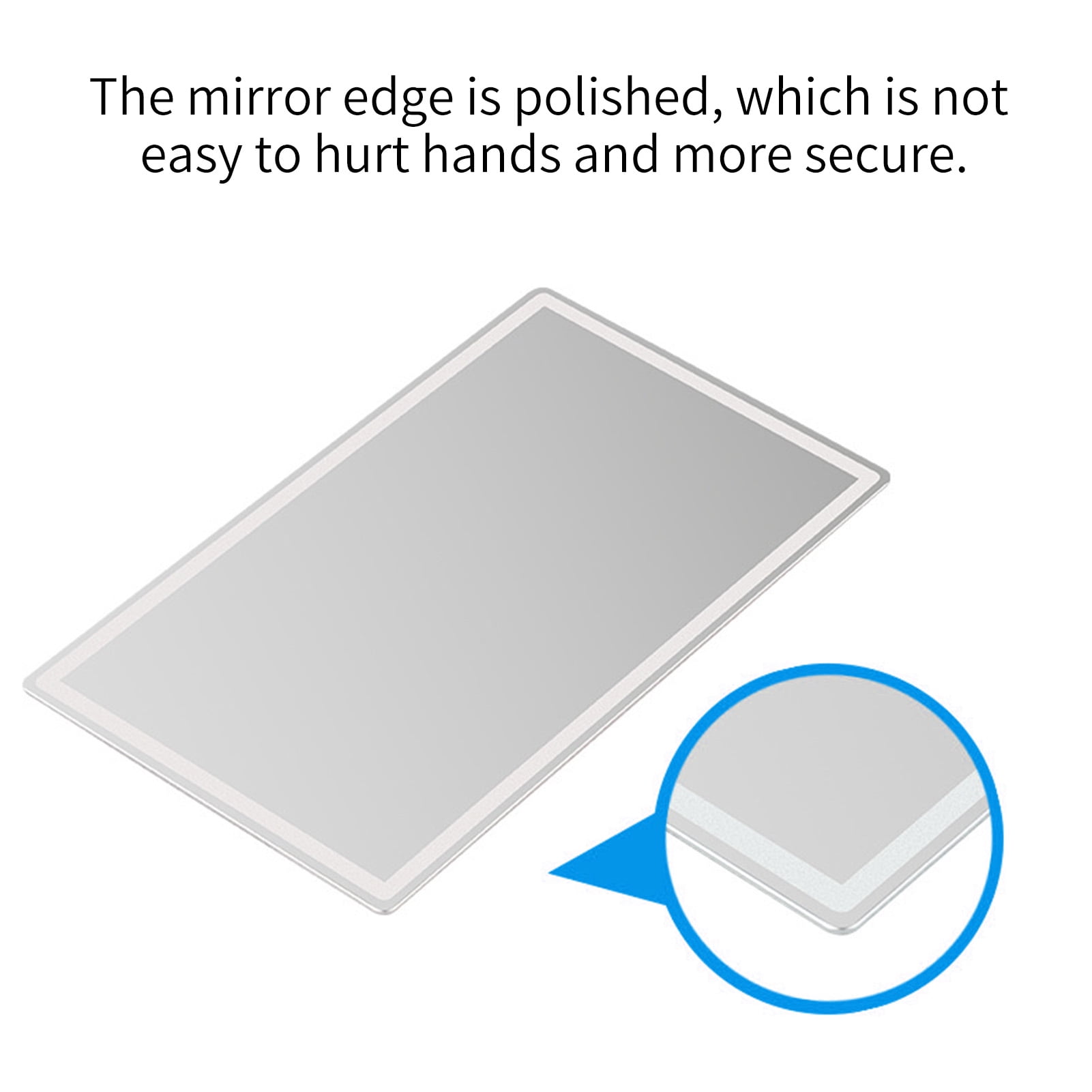 Apexeon Car Vanity Mirror, Large Sun-Shading Makeup Mirror for Car ...