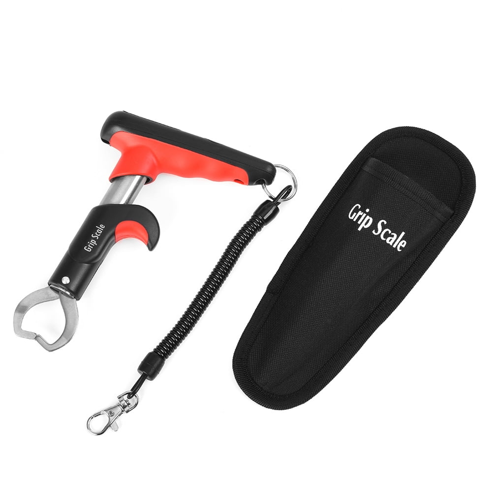 Apexeon Fish Lip Gripper, Fishing Tool with 55LB Digital Scale ...