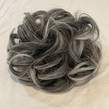 Apexhairs Messy Bun Hair Piece Salt And Pepper Scrunchies Updo ...