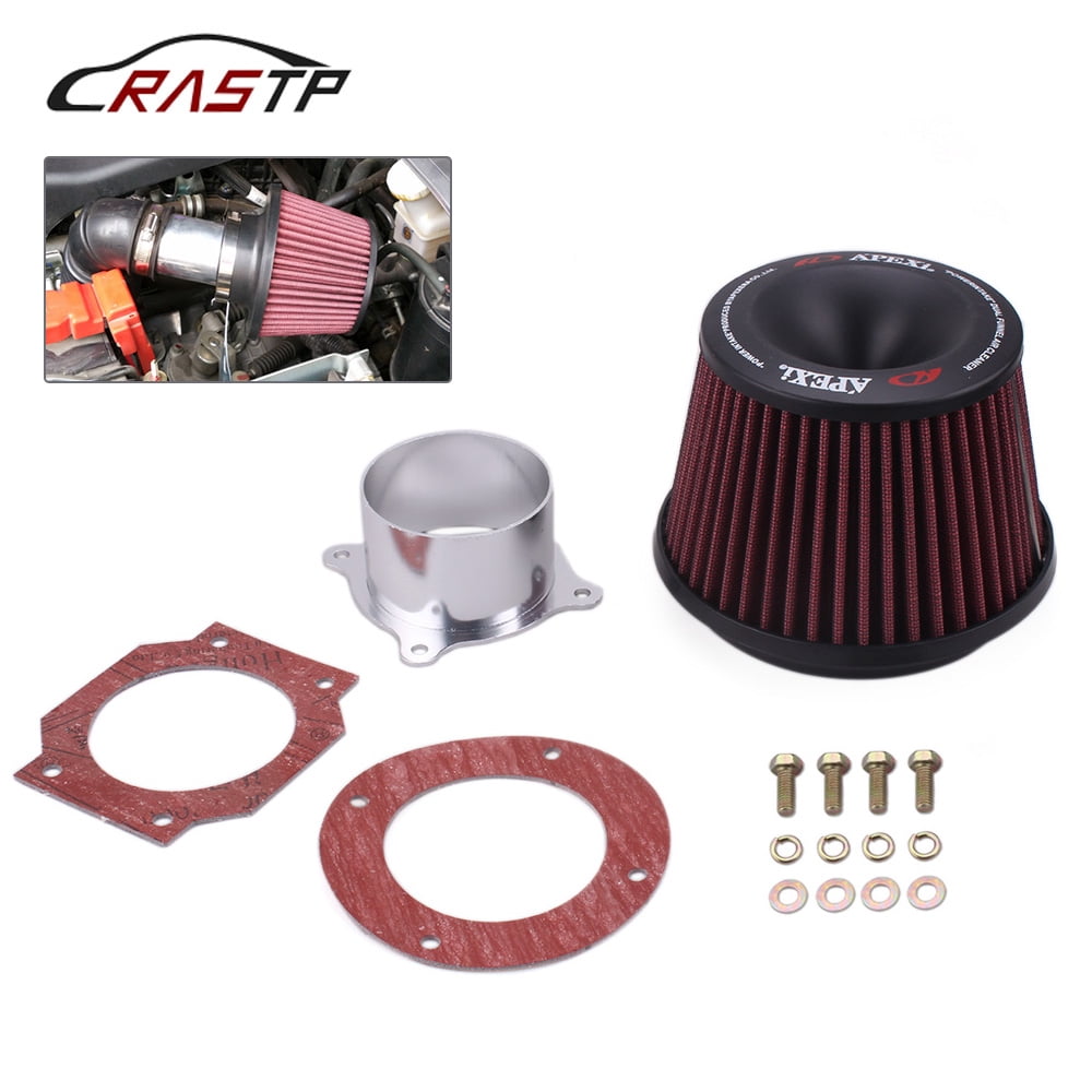 Apexi Universal Car Vehicle Intake Air Filter 75mm Dual Funnel Adapter ...