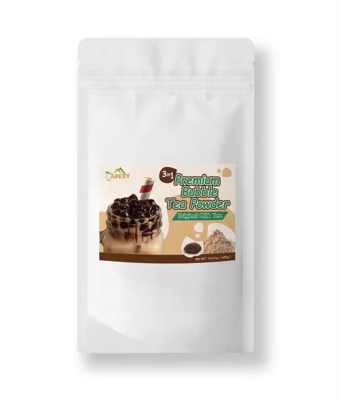 Apexy Premium Bubble Tea Powder Mix, 15.87 oz, Original Black Tea ...