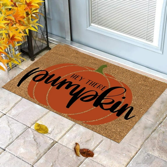Apeya Funny Pumpkin Doormat, Fall Welcome Rug, Pumpkin-Themed Fall ...