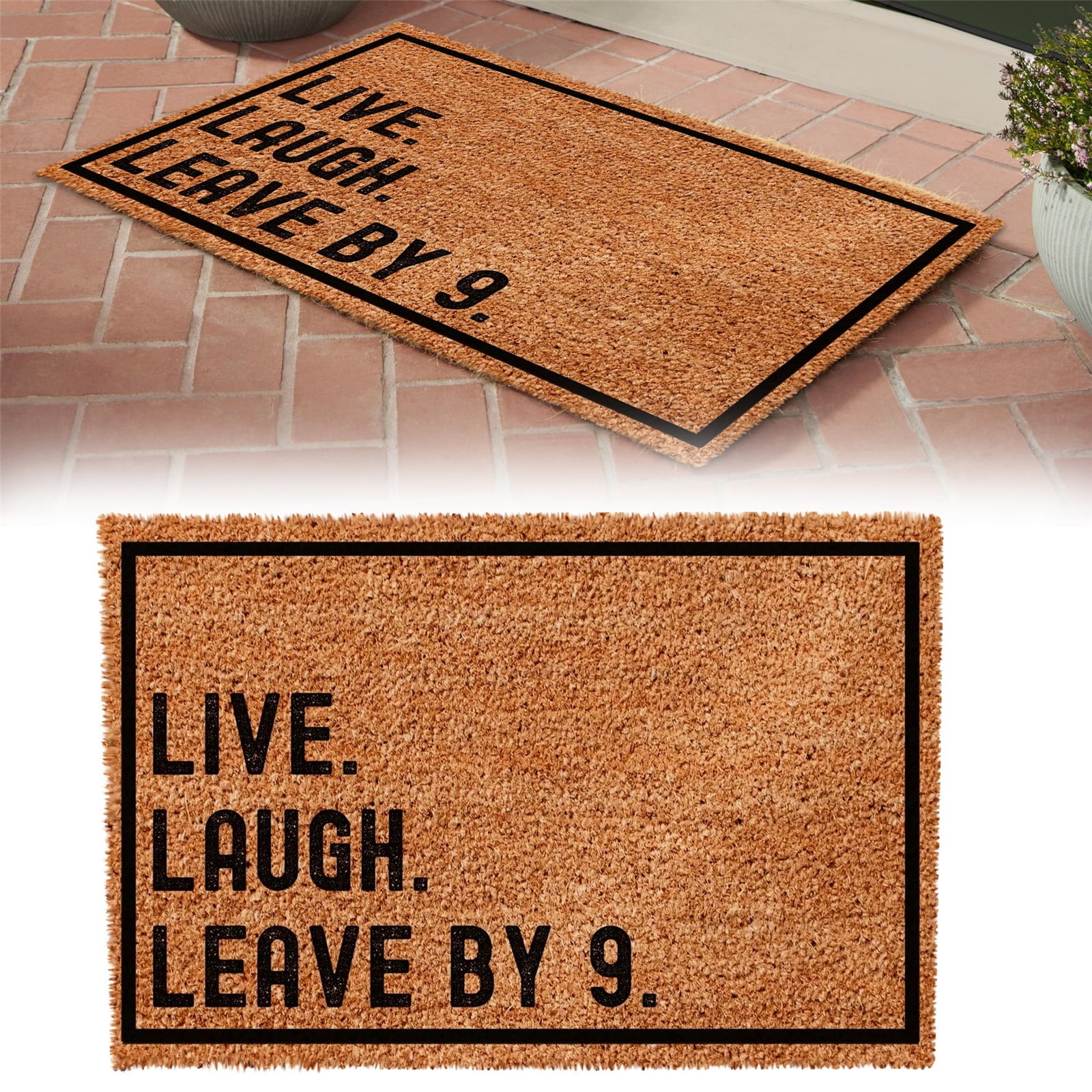 Apeya Funny Welcome Doormat-Anti-Slip Farmhouse Style Creative Design ...