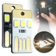 Apeya Mini USB LED Light, Bright Black 3 LED Plug In Night Lamp, Ultra ...