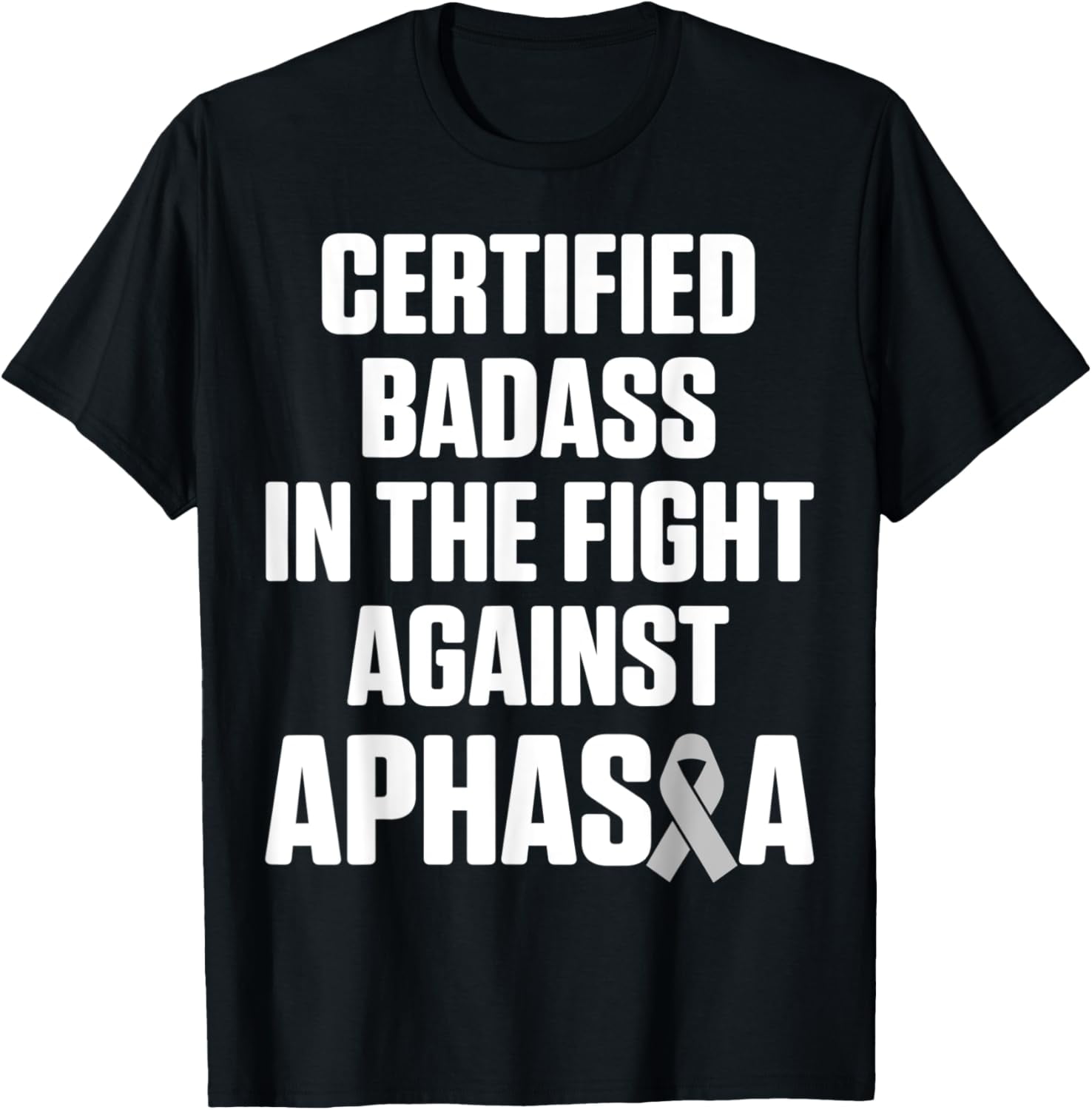 Aphasia Warrior Certified Survivor Awareness T-Shirt - Walmart.com