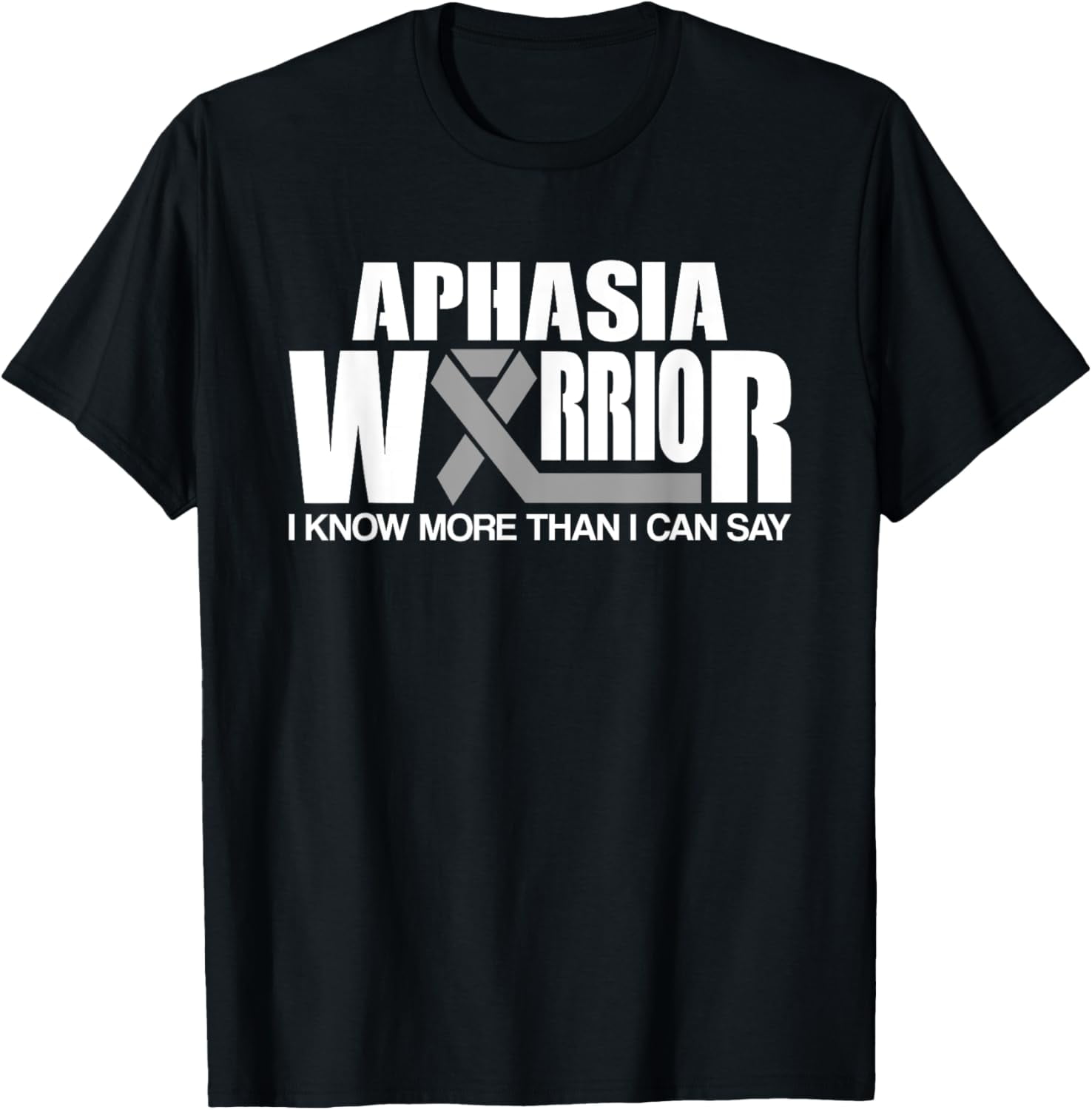 Aphasia Warrior Know Say Survivor Awareness T-Shirt - Walmart.com