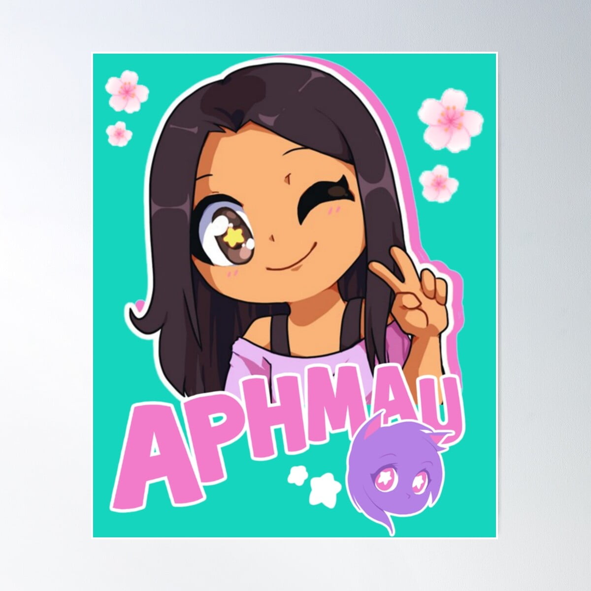 Aphmau Aaron Lycan Aphmau Lycan Poster Wall Art, Modern Wall Decor For ...