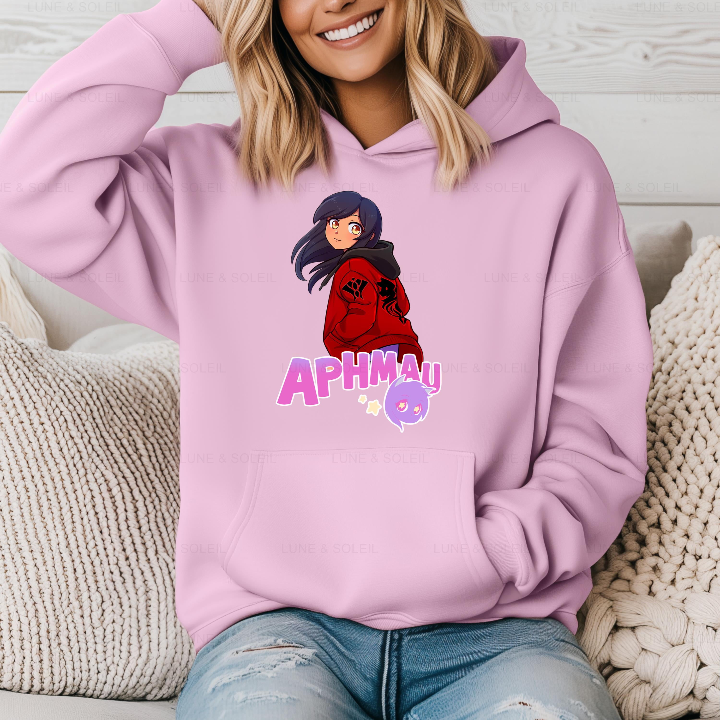 Aphmau Aaron Lycan Kawaii Gamer Fans Novelty Anime Style Hoodie unisex ...