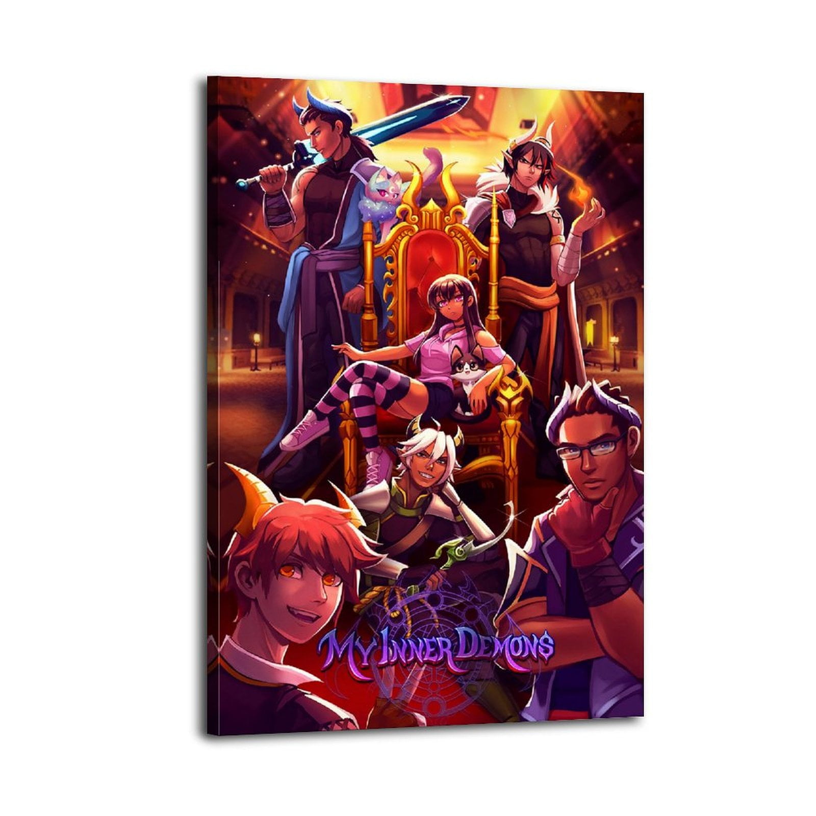 Aphmau Anime Poster Mystreet Canvas Wall Art Posters and Prints Room ...