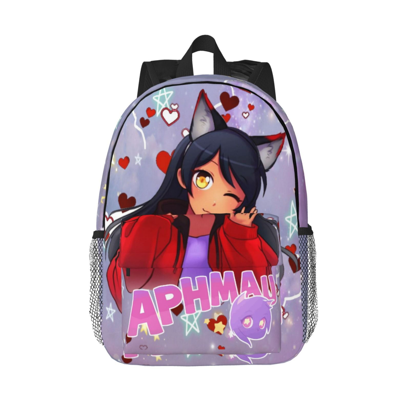 Aphmau Backpacks Cartoon Prints Large Capacity Laptop Bags Lightweight ...