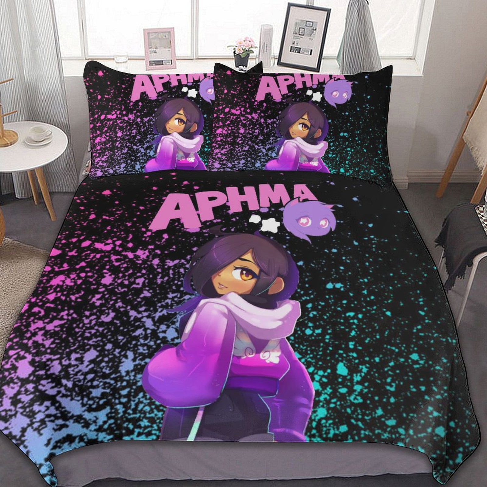 Aphmau Bed Duvet Cover Microfiber Bedding Sets 3d Printed Lightweight 3