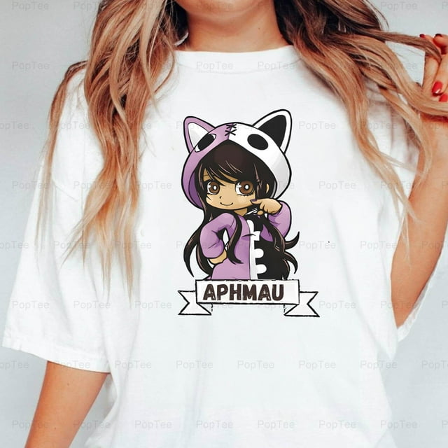 Aphmau Cat MeeMeows YouTuber Gamer Fan Merch Graphic Design T-Shirt ...