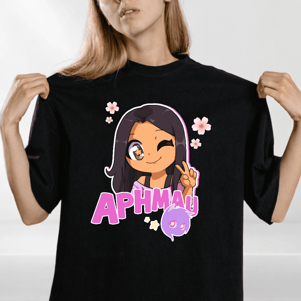 Aphmau Meemeows Cat Graphic T-shirt Cute Gaming Fan Pullover New,for ...