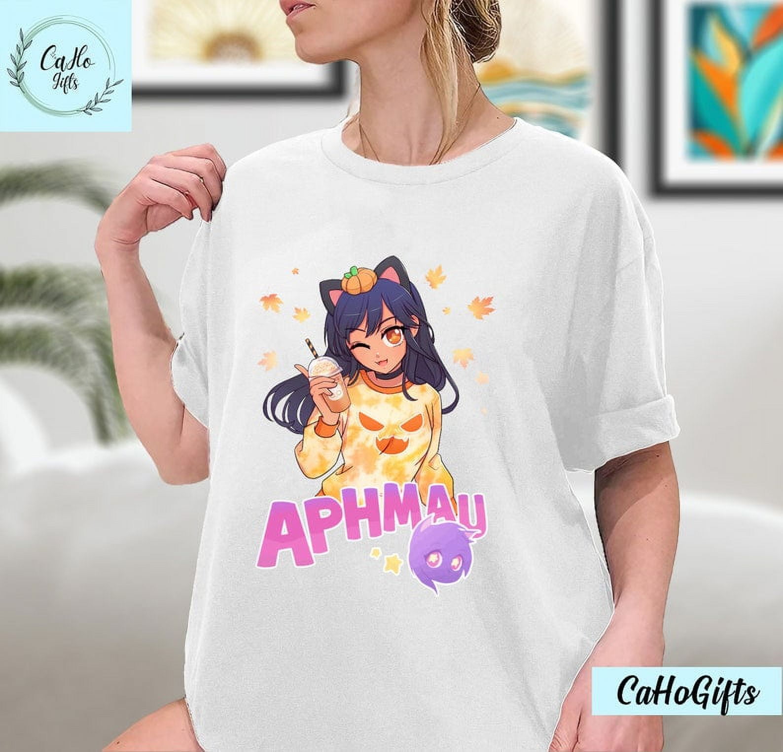 Aphmau Meow Plushies Anime Cats T-shirt, Aphmau Plushies, Youtuber ...