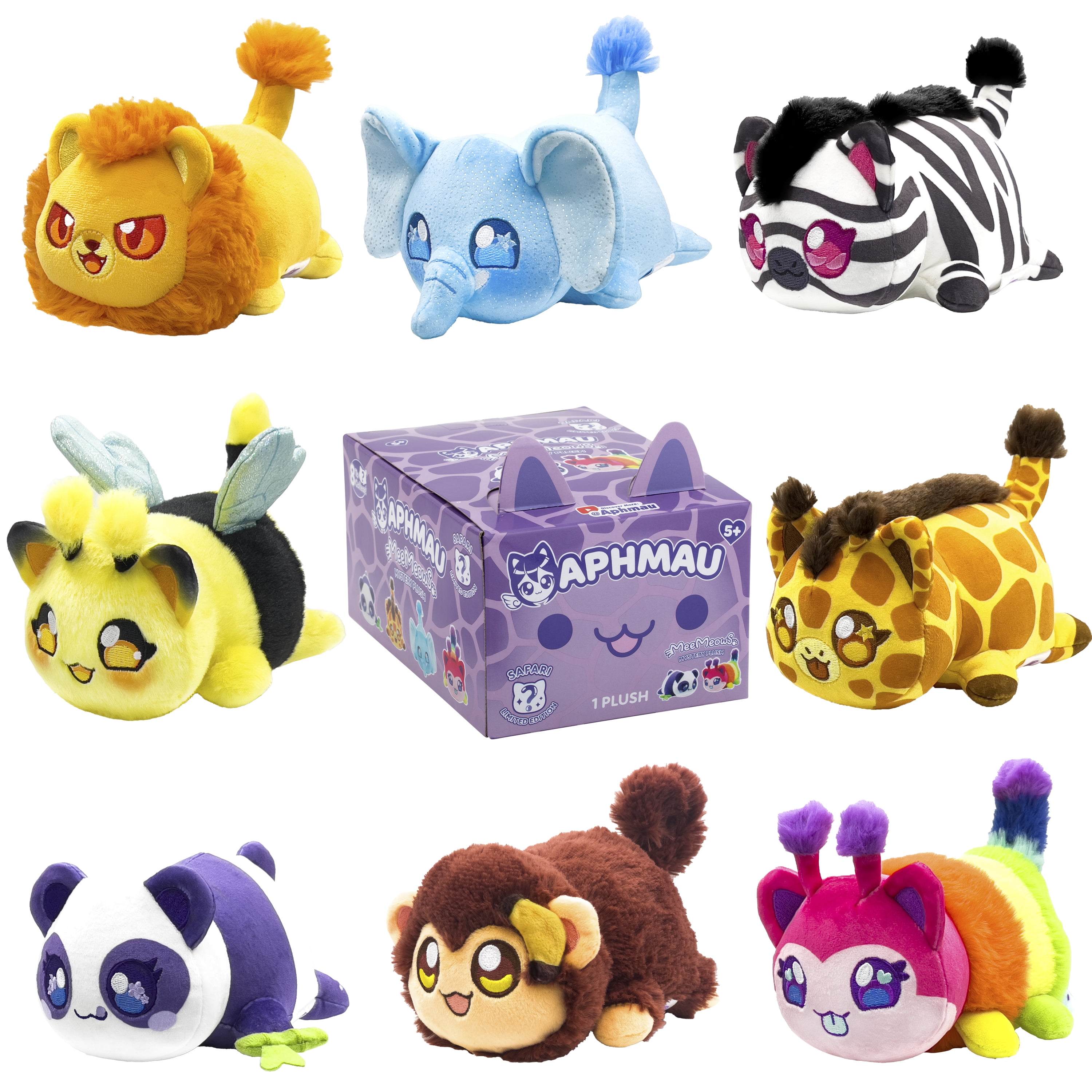 Aphmau Mystery 6 inch Plush Safari Cat Theme Official Merchandise - Walmart.com